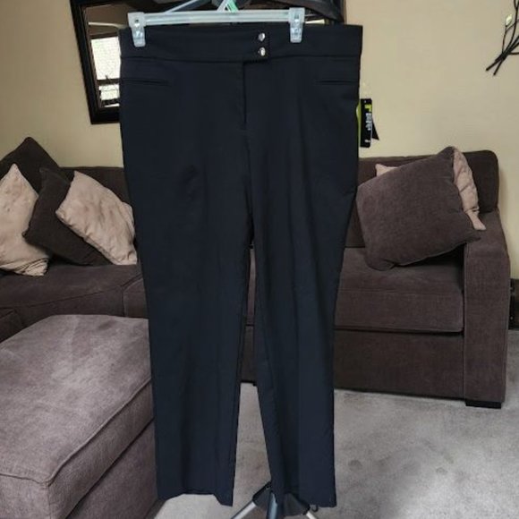 Style & Co. | Pants & Jumpsuits | Nwt Style Co Sz 8w Black Pants With ...